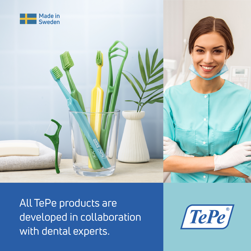 TePe GOOD™ Regular Soft Bristle Toothbrush – Bioplastic Adult ...
