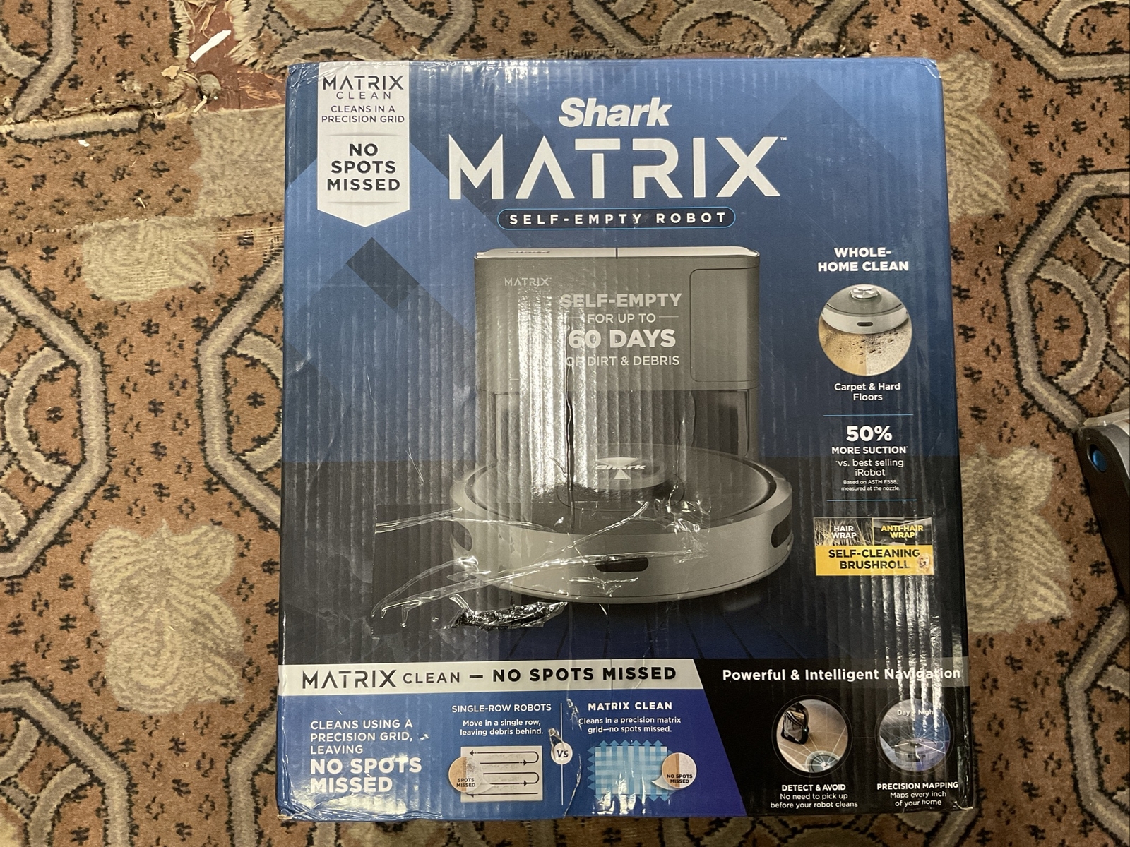 Shark Matrix Self-Emptying Robot Vacuum Wi-Fi Connected UR235BCGUS ...