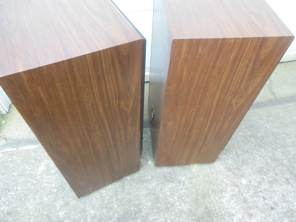 PAIR VINTAGE INFINITY STUDIO MONITOR 100 SPEAKERS SM-100 TOWER FLOOR ...