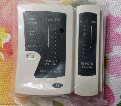 Network Patch Cable Tester Ethernet Telephone Lan RJ11 RJ12 RJ45 Cable ...