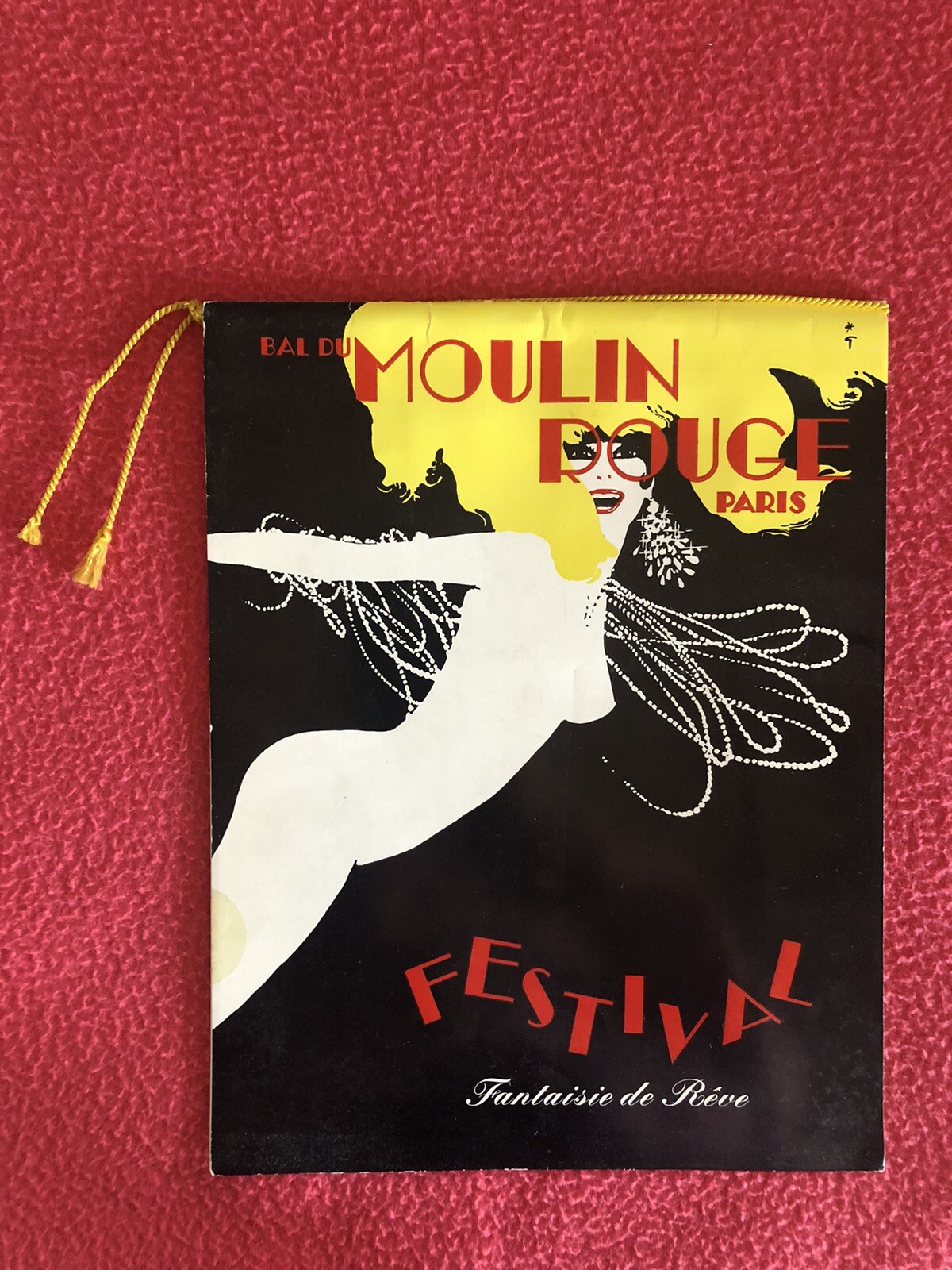 Bal Du Moulin Rouge Paris Festival - 1975 Program Brochure | eBay