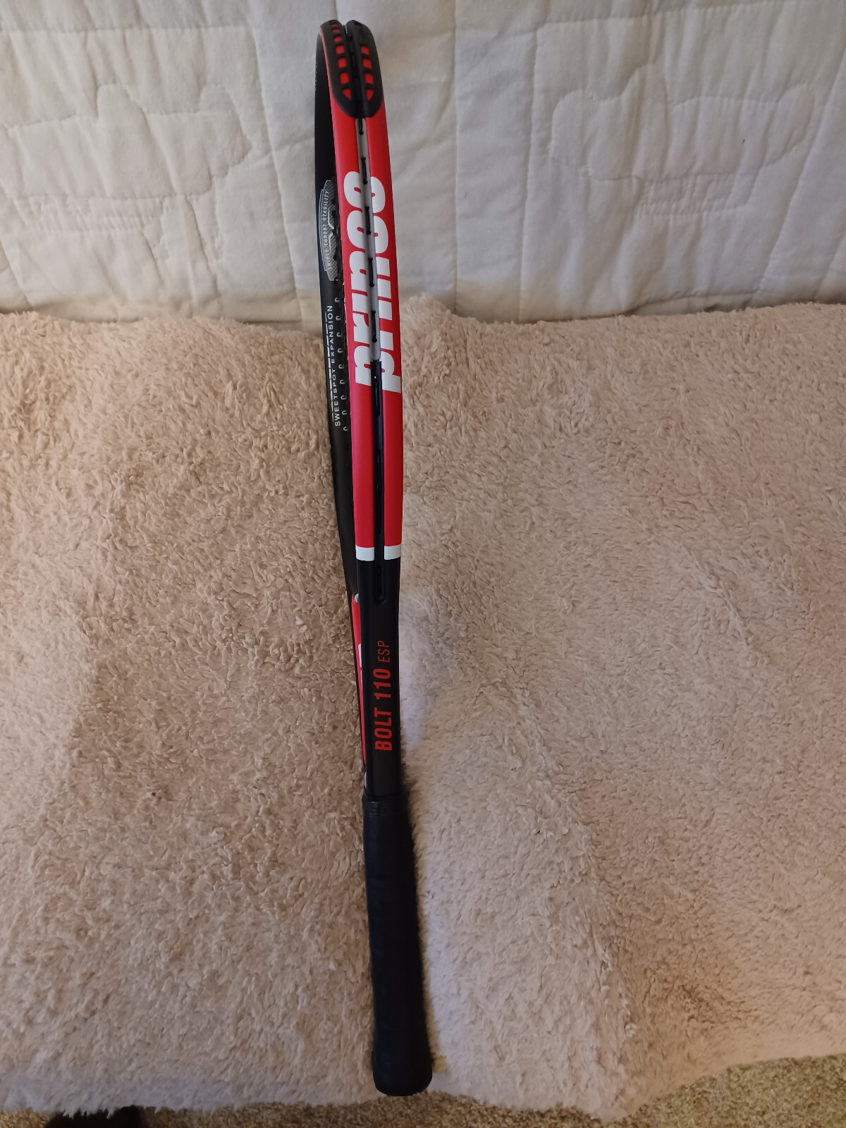 PRINCE BOLT 110 ESP OS TENNIS RACKET - 4 1/2" GRIP - 110 sq. in - NEW ...