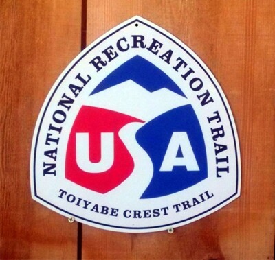 Toiyabe Crest Trail Sign PCT - National Recreation Trail 11.5"x12" | eBay