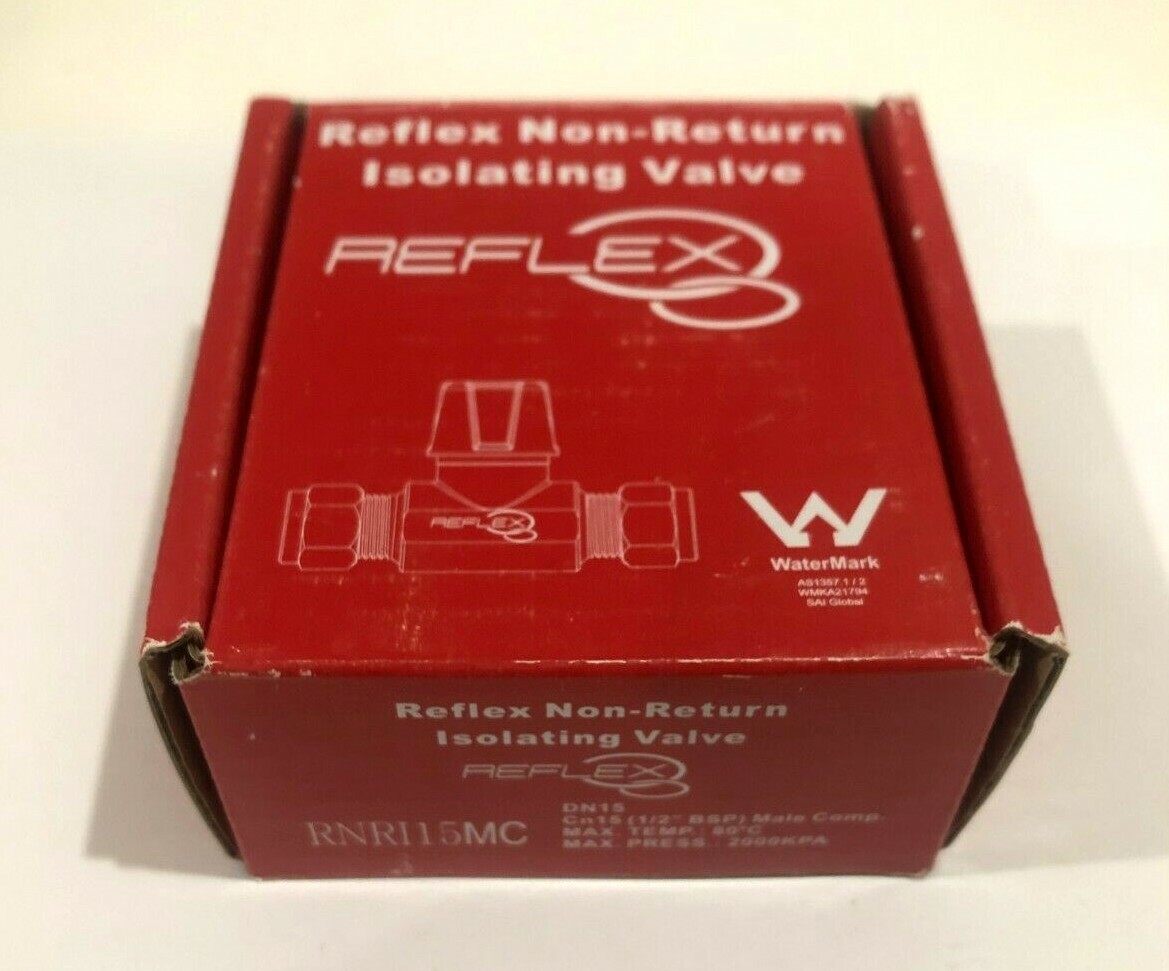 Reflex RNRI15MC Non Return Isolation Duo Ball Valve 15mm 1/2" Male ...