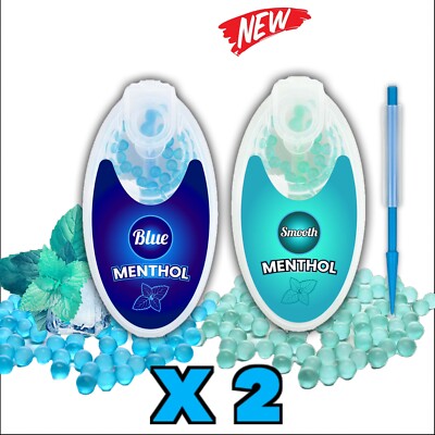 Cigarette Crush Beads Menthol Capsule 200 Blue Smooth Burst Crush Ball ...