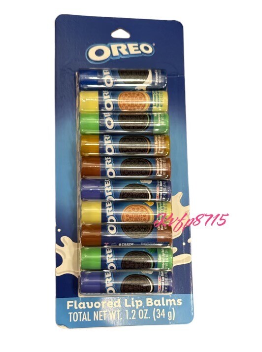 Lip Smacker Oreo Flavored 10 Pack Lip Balm NWT Oreo Mix Flavors ...