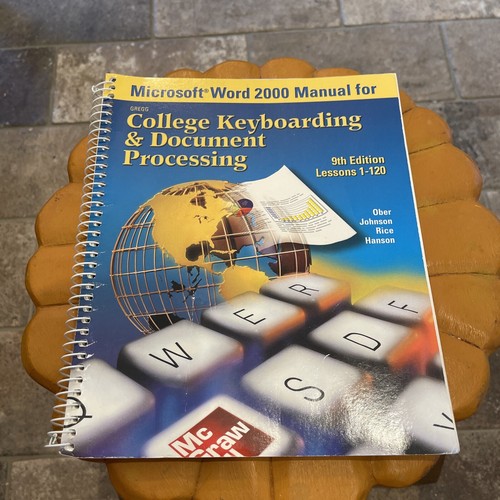 Gregg College Keyboarding and Document Processing) by Scot Ober (2001 ...