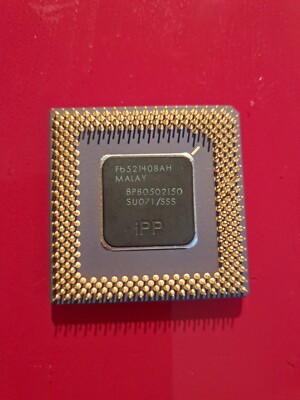 Vintage Ceramic SU071 Intel Pentim CPU BP80502150 Gold Recovery Or ...