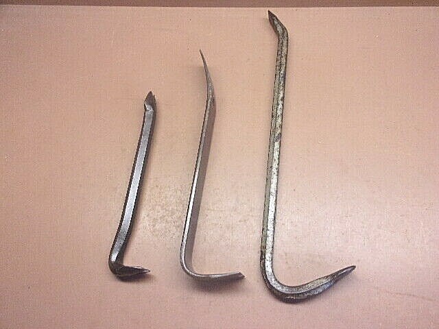3-PIECE DEMO LOT 18" Crowbar 13" Multi-Bar 10 1/4" Double-Ended Cats ...