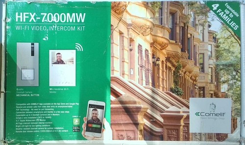 Comelit HFX-7000MW Single-Family Wi-Fi Video Intercom Kit (SEALED ...