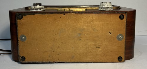 Vintage Tube Radio Packard Bell 602 Dual Tuning Stationized Art Deco ...