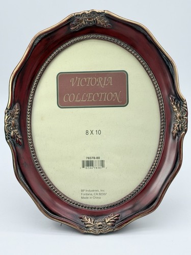 8x10 Vintage Oval Picture Photo Frame Mahogany And Gold Victorian Style ...