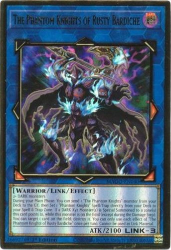 The Phantom Knights of Rusty Bardiche - MAGO-EN040 - Premium Gold Rare ...