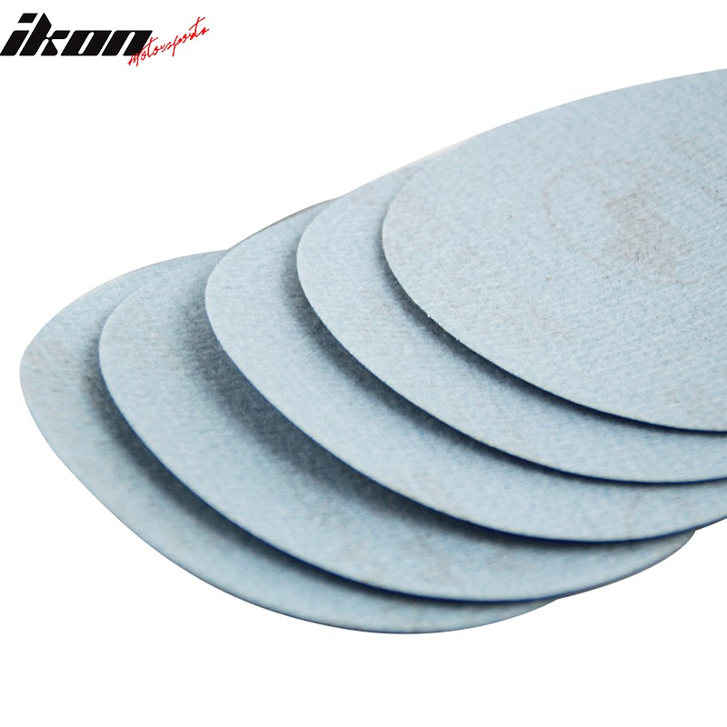 100PC 5Inch 127mm 800 Grit Auto Sanding Disc No Hole Sandpaper Sheets ...