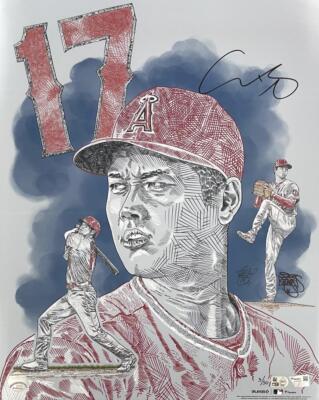 Shohei Ohtani Signed Autograph LE 16x20 Photo Poster # 3/50 MLB ...