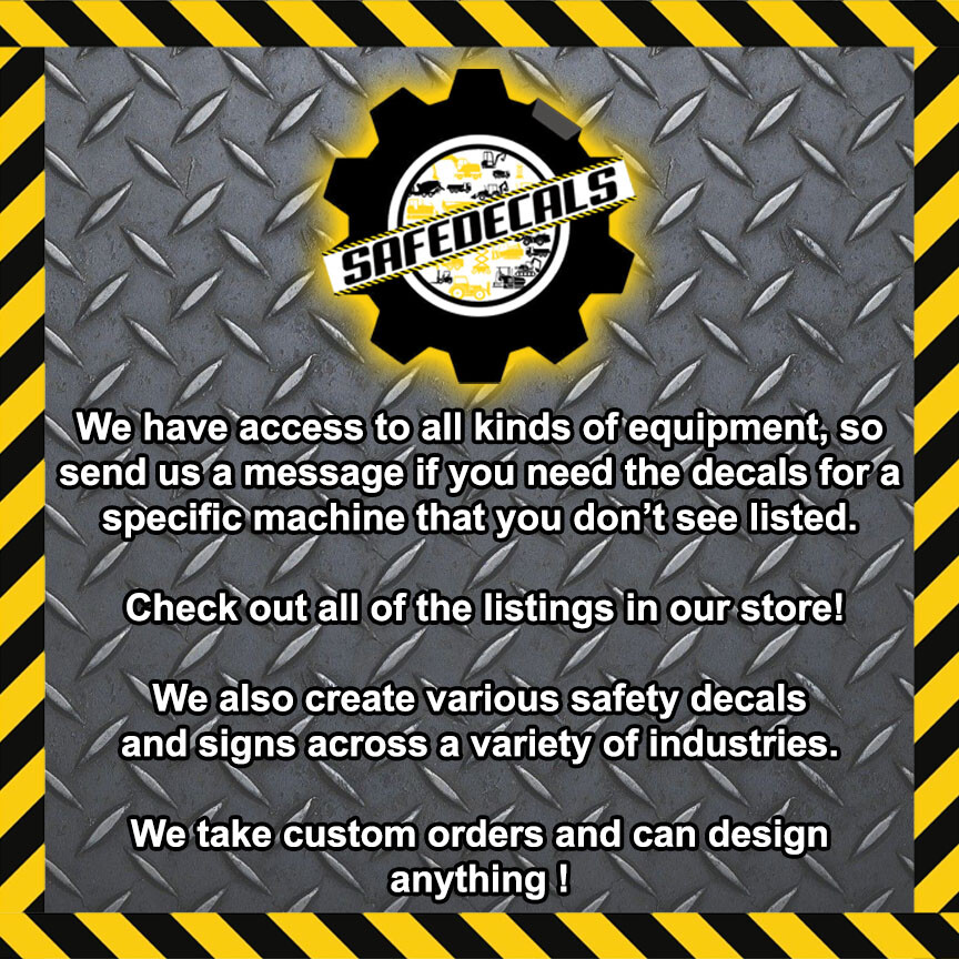 Genie GS-4047 Full Decal Kit W/ Applicator, Instructions, & Decal ...