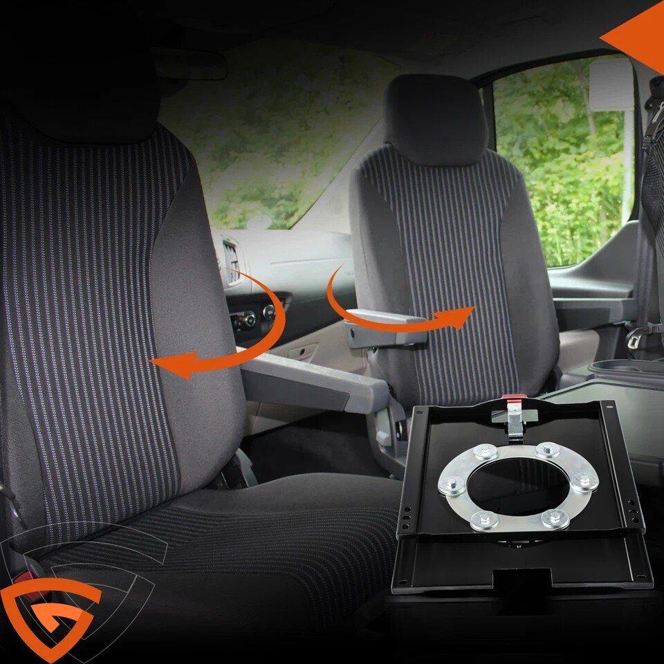 For Ram ProMaster 2007-2025 Drivers+passenger Double Swivel Seat Base ...