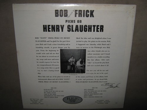 BOB "Scott" FRICK picks on Henry Slaughter SEALED New Vinyl LP Mr ...