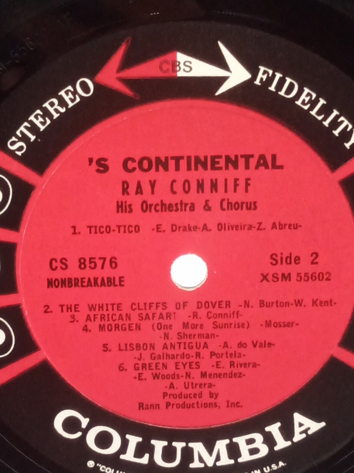 BOXDG18 Ray Conniff Und His Orchestra & Chorus S CONTINENTAL Columbia ...
