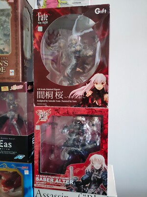 PAIR FATE HEAVENS FEEL Saber and Sakura Alter 1/8 Anime Figure | eBay ...