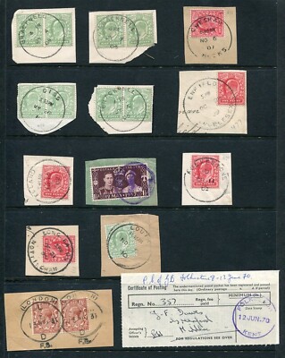 GREAT BRITAIN SKELETON POSTMARKS 1902 TO 1970 | eBay