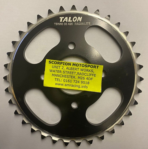 TALON RADIALITE REAR SPROCKET TR566 35T 420 COBRA 50 05-16 | eBay