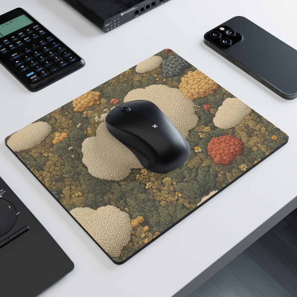 Botanical, Landscape Mouse Pad, Botanical Gardens, Floral Rectangle 9 ...