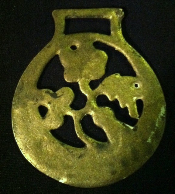 UNITY ROSE SHAMROCK LEEK THISTLE Vintage Harness Brass England WOW YOUR ...