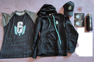Rainbow Six 6 Siege & Mobile , Dev hoodie, cap, water bottle, postcards ...