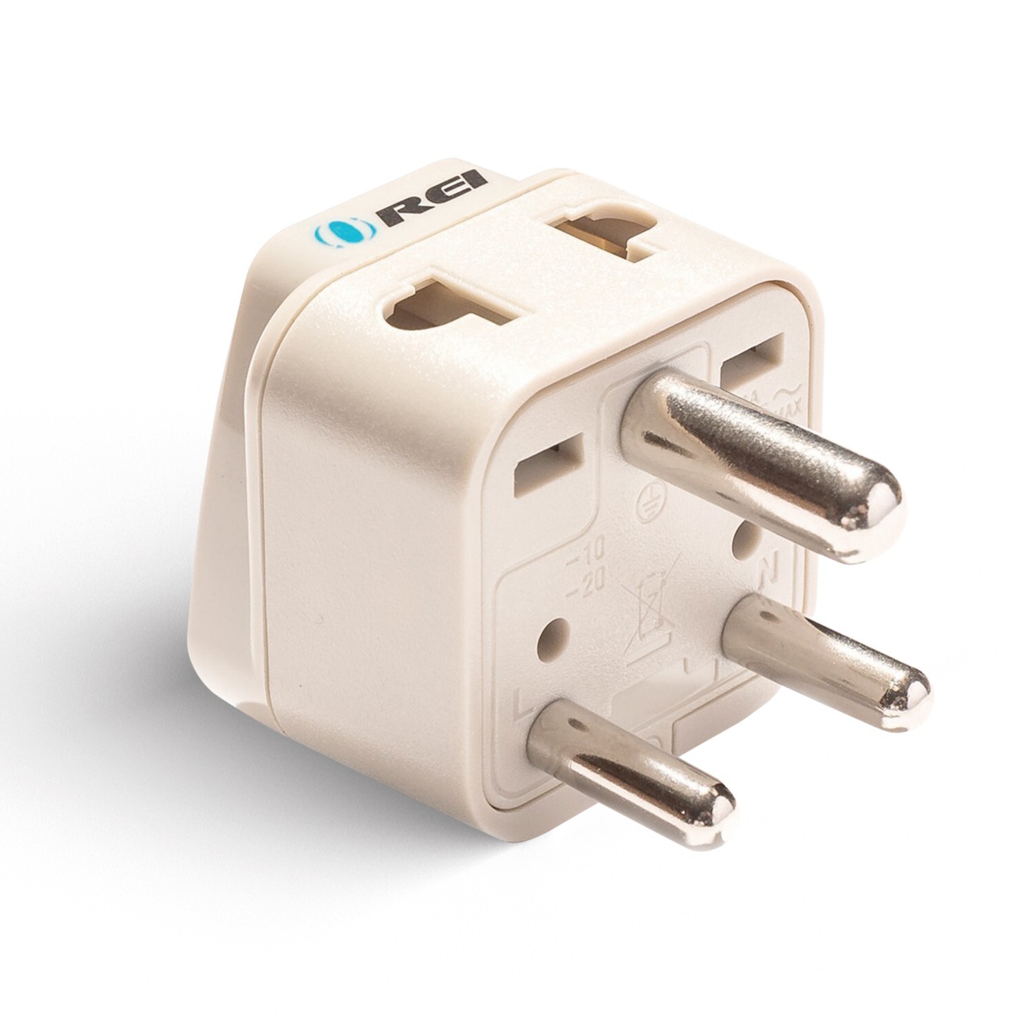 OREI World to India (Type D) Travel Adapter Plug - Beige | eBay