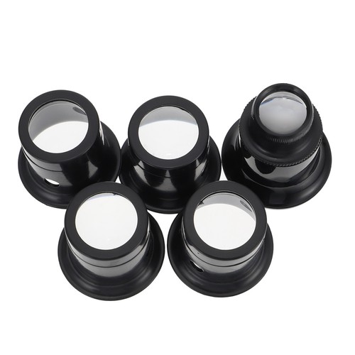 5Pcs Watch Repair Magnifiers Different Strengths Watchmakers Repairs ...