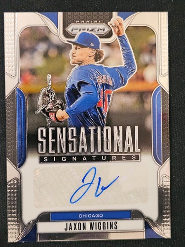 2025 Panini Prizm Jaxon Wiggins Sensational Signatures Auto Chicago ...