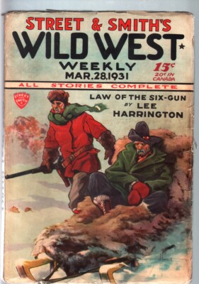 PULP: WILD WEST WEEKLY-3/28/1931-PULP-COOL COVER FN | eBay