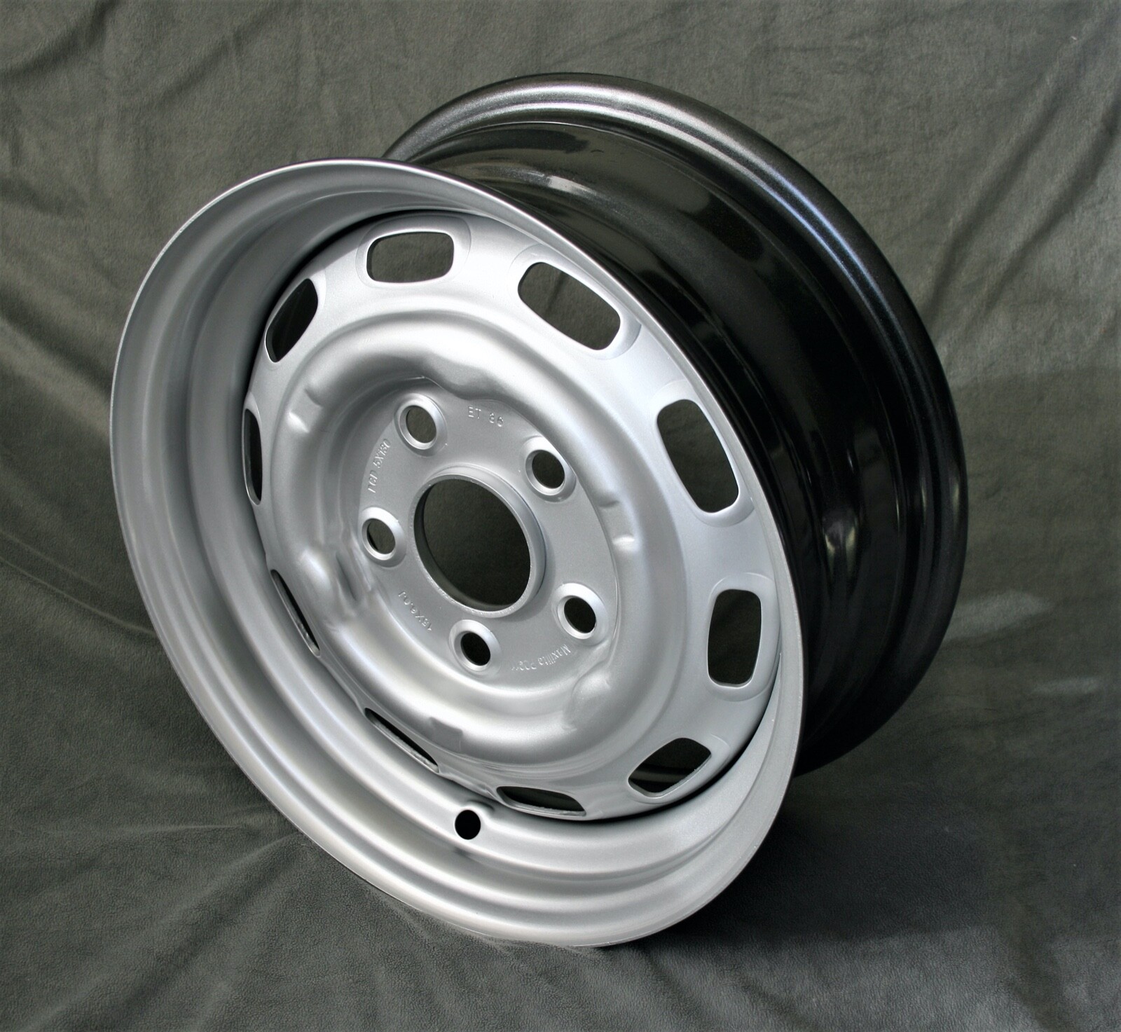 Maxilite Steel Wheel for Porsche 356, 911 -1969, 912, Silver 6.0x15 w ...