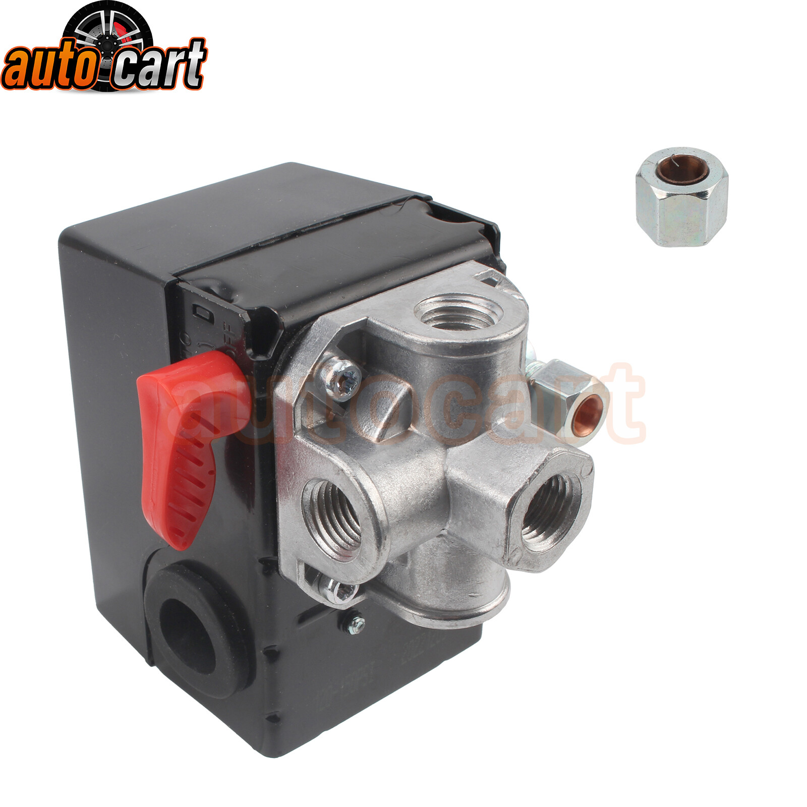Z-D26612 Porter Cable Air Compressor Pressure Switch W/ Unloader Valve ...