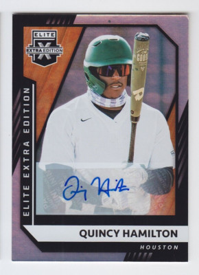 2021 PANINI ELITE EXTRA QUINCY HAMILTON RC AUTO #148 ROOKIE AUTOGRAPH ...