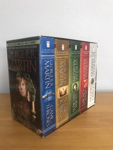 game of thrones books box set complete | eBay