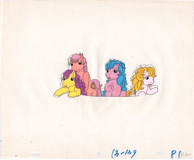 My Little Pony Original Production Animation Cel Hasbro Sunbow 1980s ...