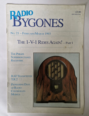 Radio Bygones-Vintage Magazine- 1993-No. 21. 1-V-1 Rides Again Pt 1. | eBay