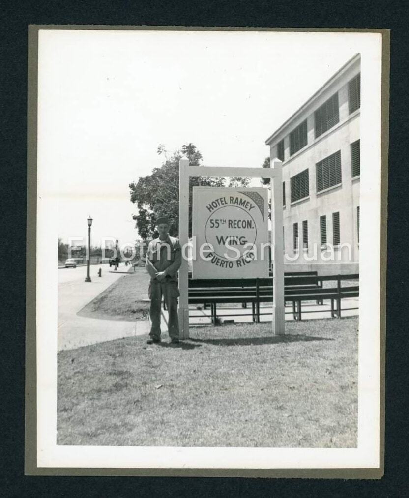 VTG PHOTO LOT OF 2 / HOTEL RAMEY- AIR FORCE BASE / AGUADILLA PUERTO ...