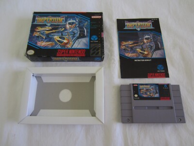 Imperium (SNES) Super Nintendo CIB Complete Box 1992 Vic Tokai RARE ...