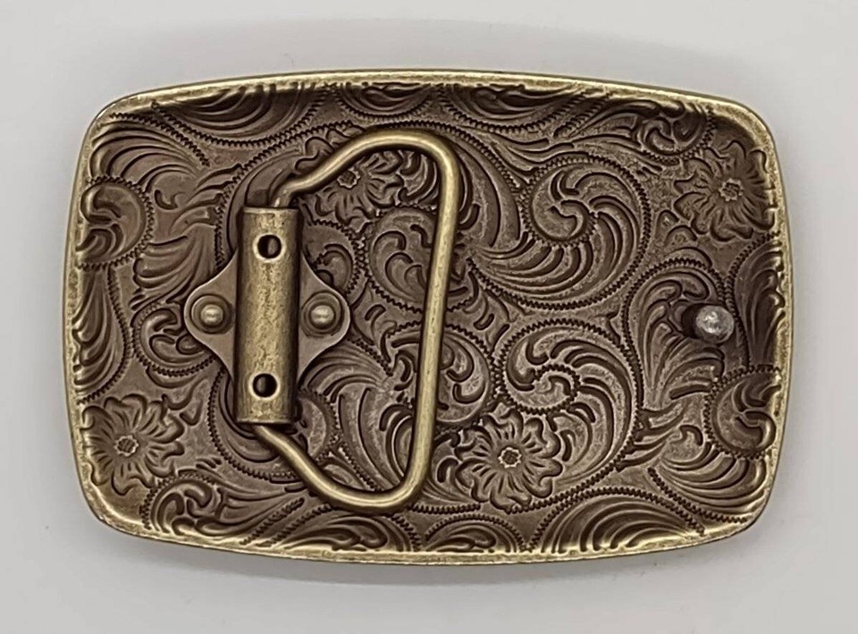 Western Style Brass Belt Buckle | eBay