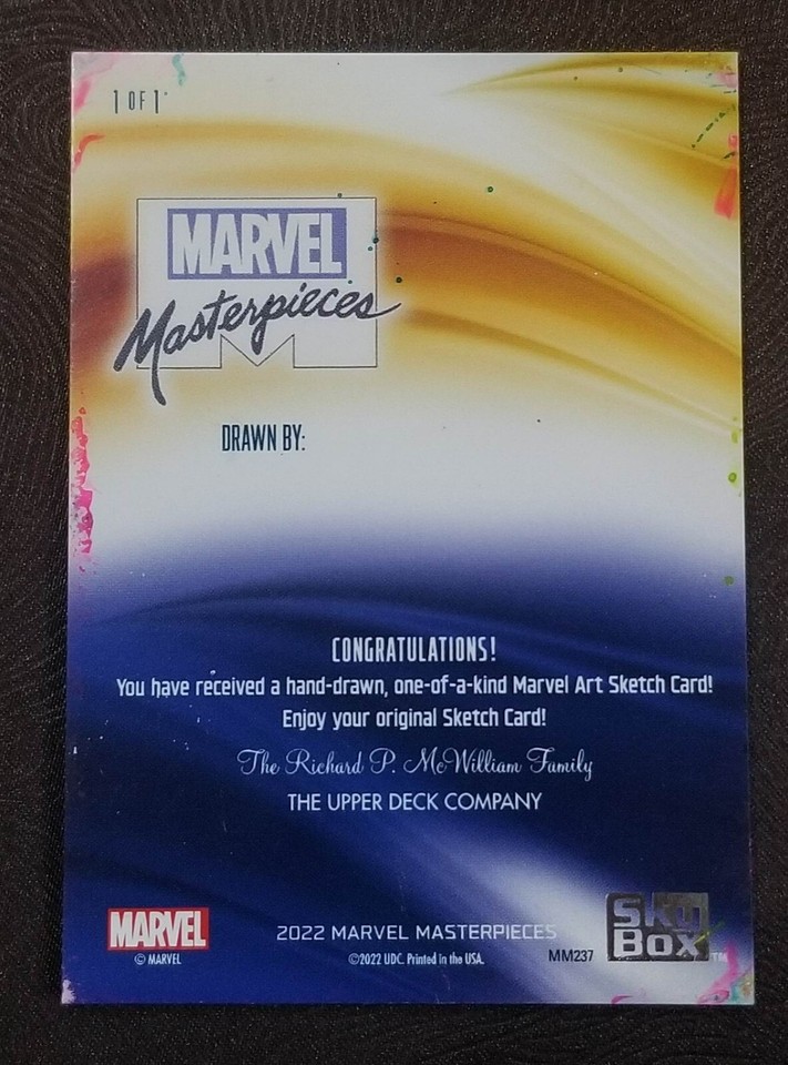 2022 MARVEL MASTERPIECES VENOM 1/1 SKETCH Jason Keith Phillips? | eBay