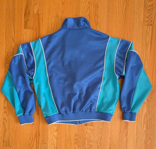 Men's Vintage 90's Nike Gray Tag Blue Zip Up Track Jacket Medium H5 | eBay