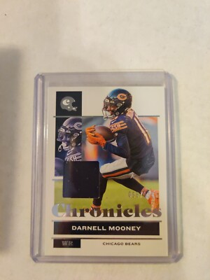 2021 Panini Chronicles Darnell Mooney #21 Patch 🔥 Tulane *Player Worn ...