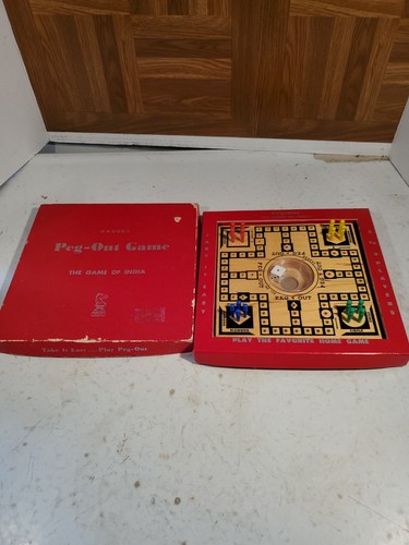 1967 Drueke Peg-Out Game w/ Box The game of India Vintage No. 556 | eBay