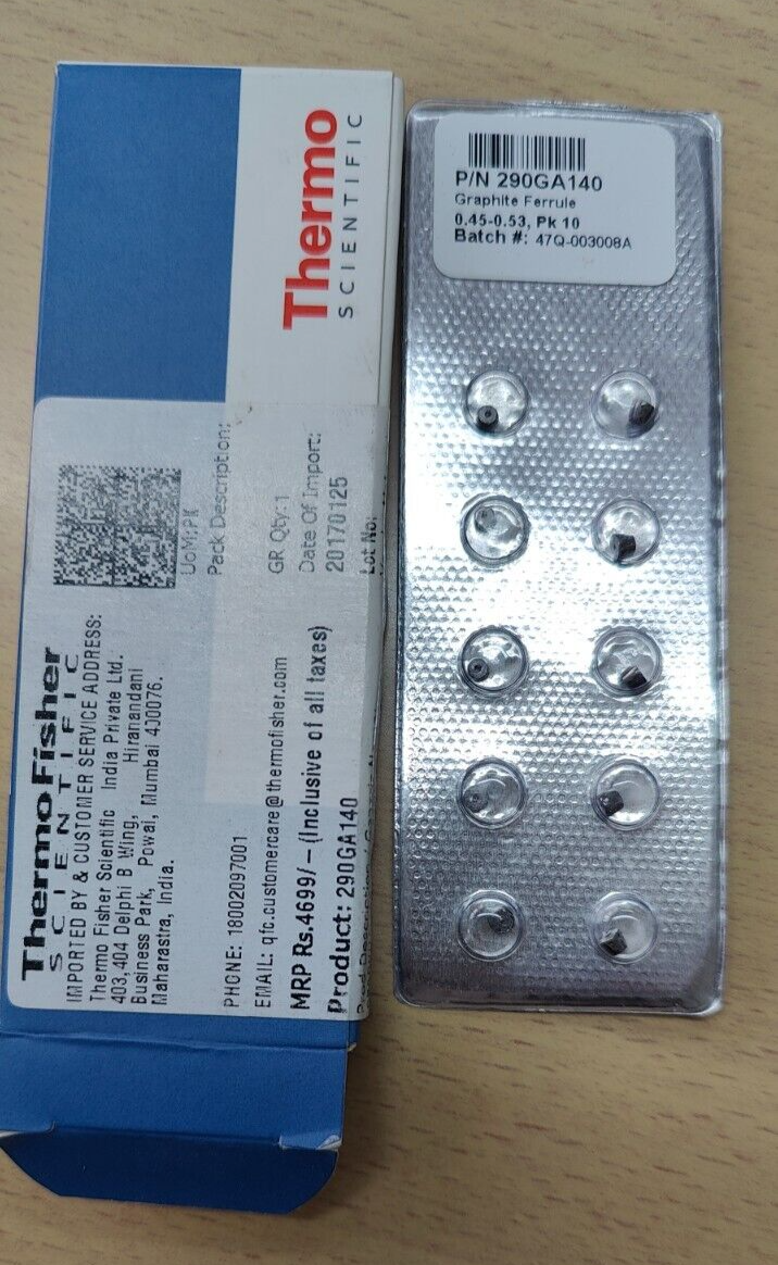 THERMO FISHER 290GA140 GRAPHITE FERRULE PACK OF 10 0.45-0.53 | eBay