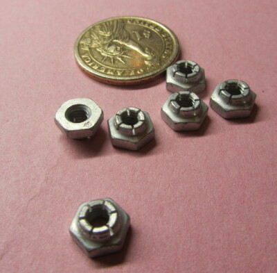 Cadmium Steel Flex Top Expanding Hex Nut RH, 8-32 x 11/32" W x 3/16" H ...