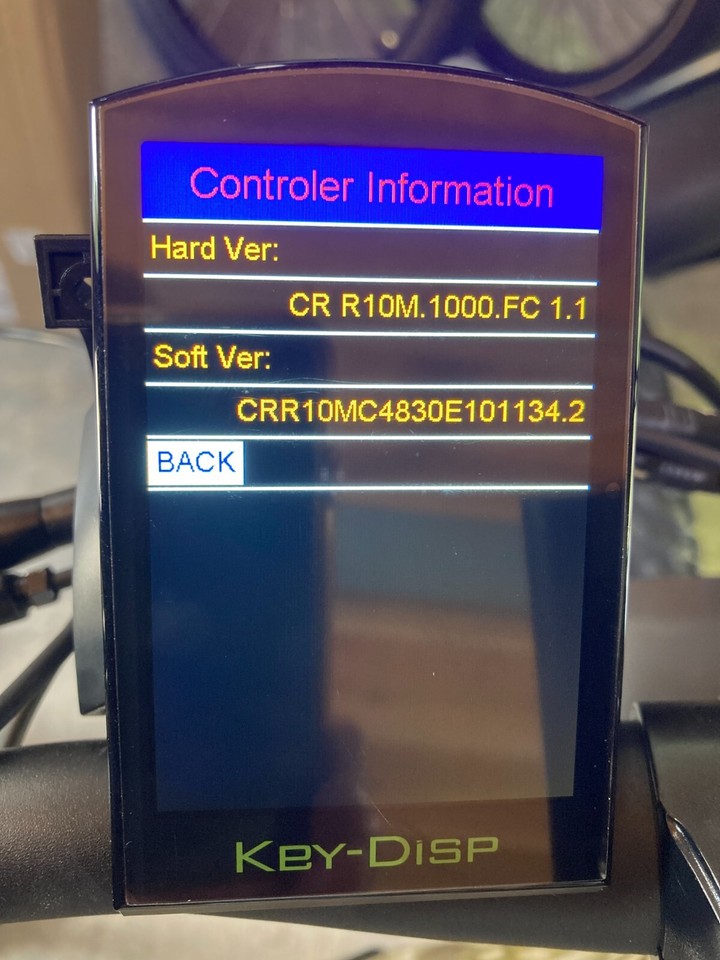 Key-Disp KD986N Color Display, Bafang M/G Series, CANBUS Bluetooth ...