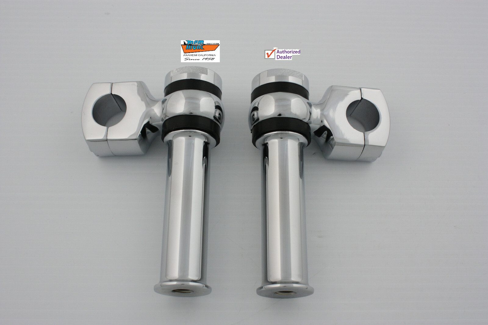 4-1/4" Offset Dog Bone Riser Set Chopper Springer Softail Rigid | eBay